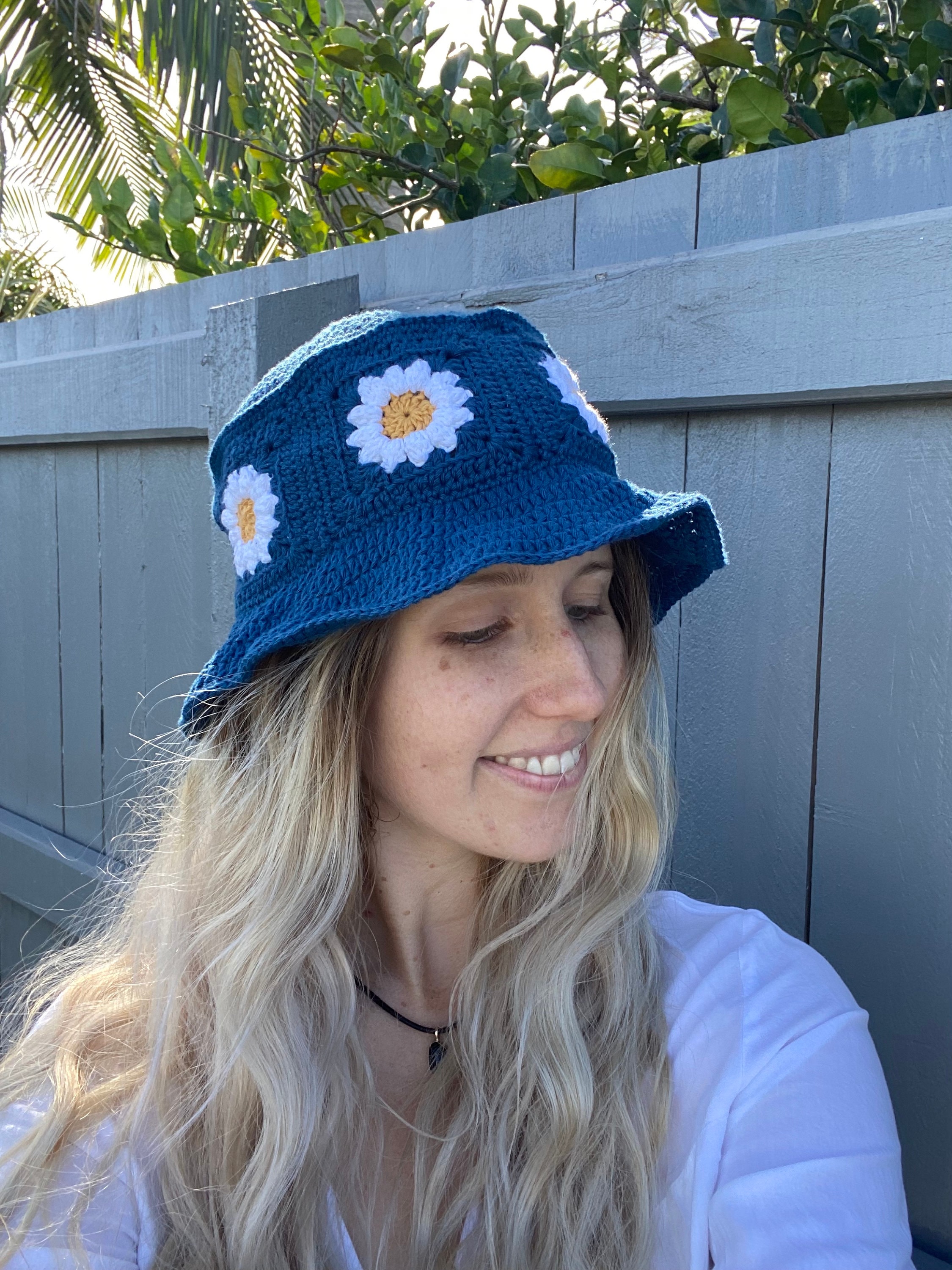 PDF Pattern Daisy Bucket Hat With a Bendable Wire Brim - Etsy