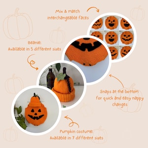 Pumpkin Costume and Beanie | Halloween Costume | Intermediate | Baby ...
