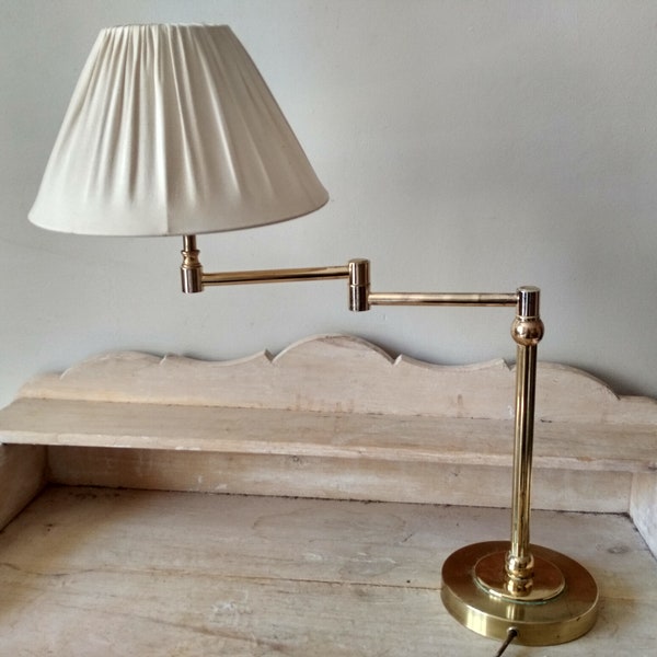 Brass Reading Lamp - Etsy