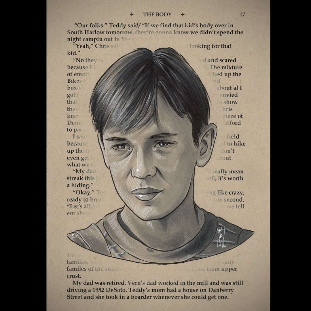 BOOK PAGE: Gordie Lachance (stand by Me) - Etsy