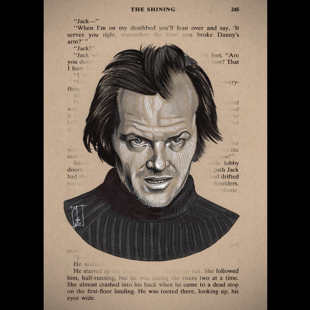 BOOK PAGE: Jack Torrence (shining) - Etsy