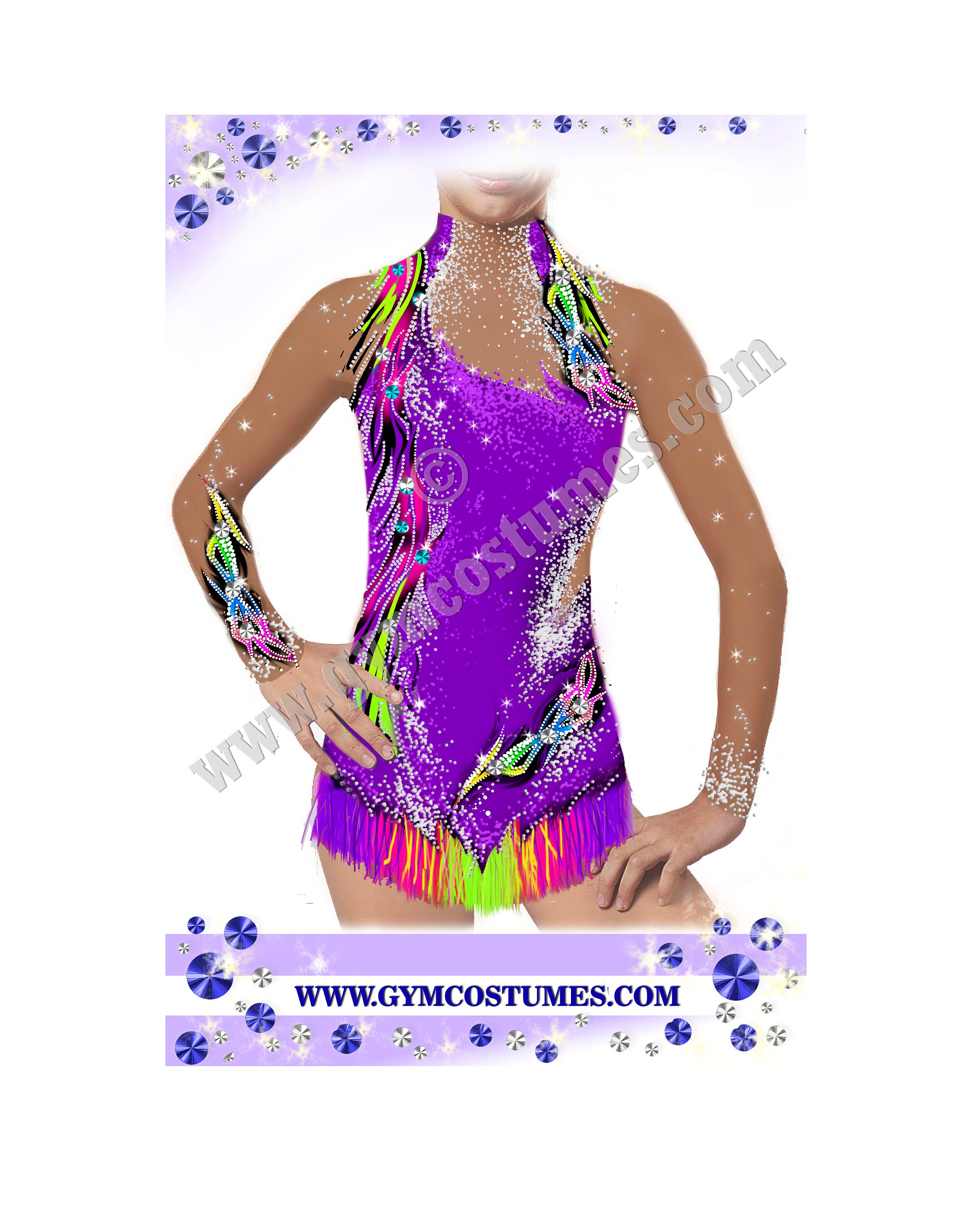 Competition Rhythmic Gymnastics Leotard Rg-leotard Acrobatics Suit Show ...