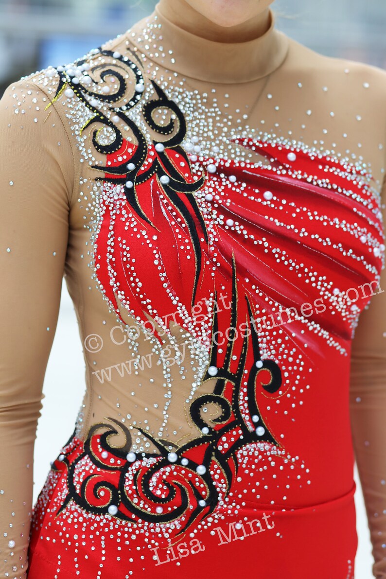 RG - Leotard , Competition Rhythmic Gymnastics Leotard , Acrobatics ...