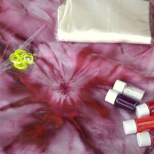 Silk Painting Craft Kit DIY Kit Make Your Silk Scarf Magic Flowers ...
