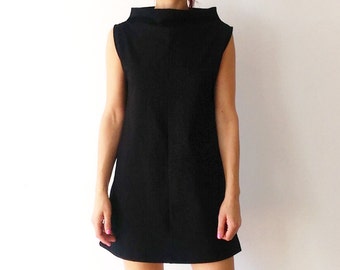 Funnel Neck Dress - Etsy