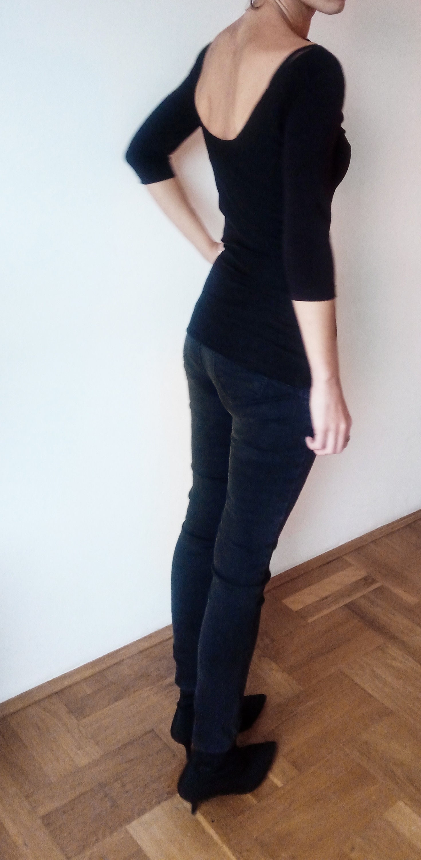 Minimalist Women's Top With Open Back Party Top Cocktail - Etsy