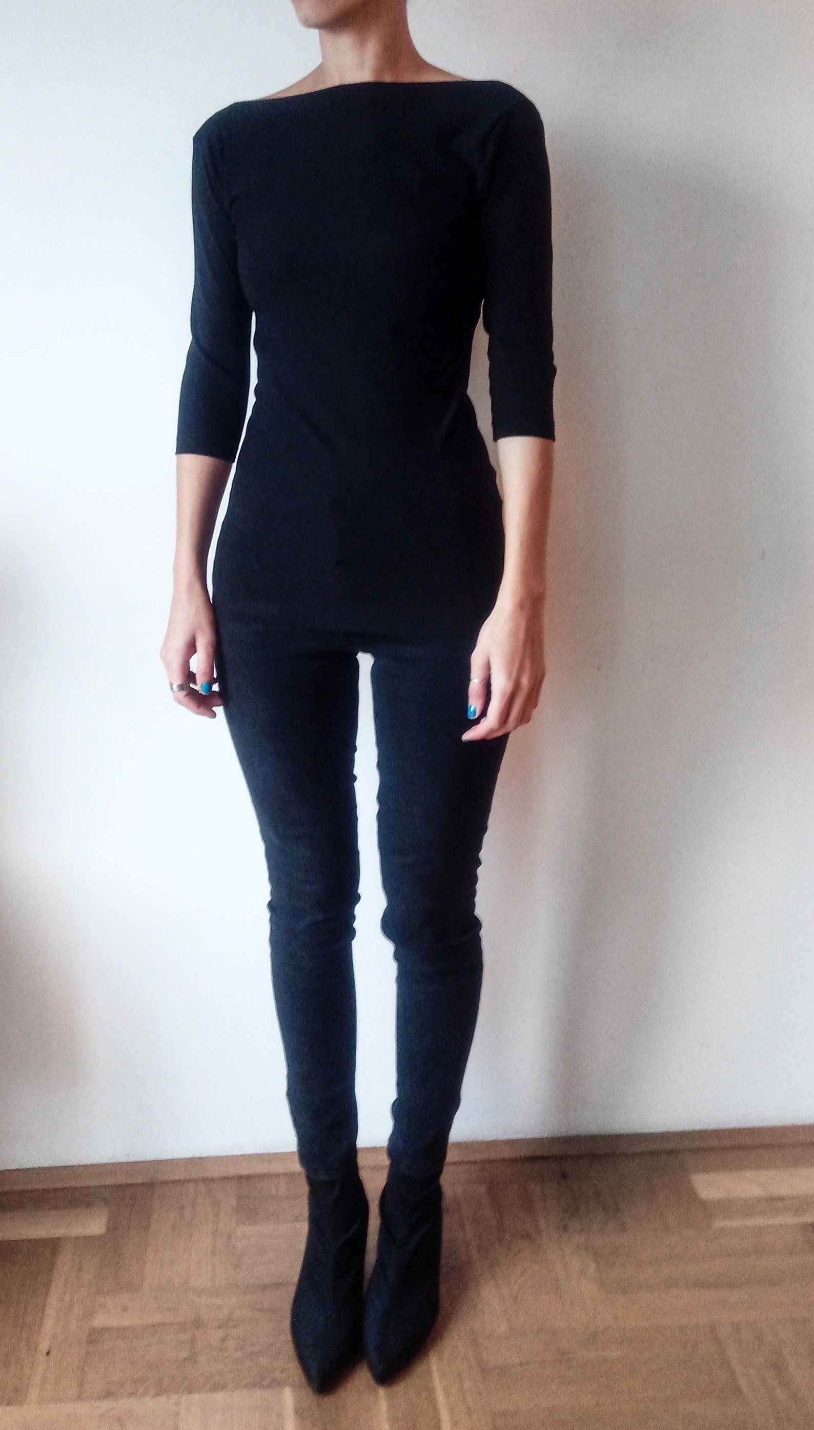 Minimalist Women's Top With Open Back Party Top Cocktail - Etsy