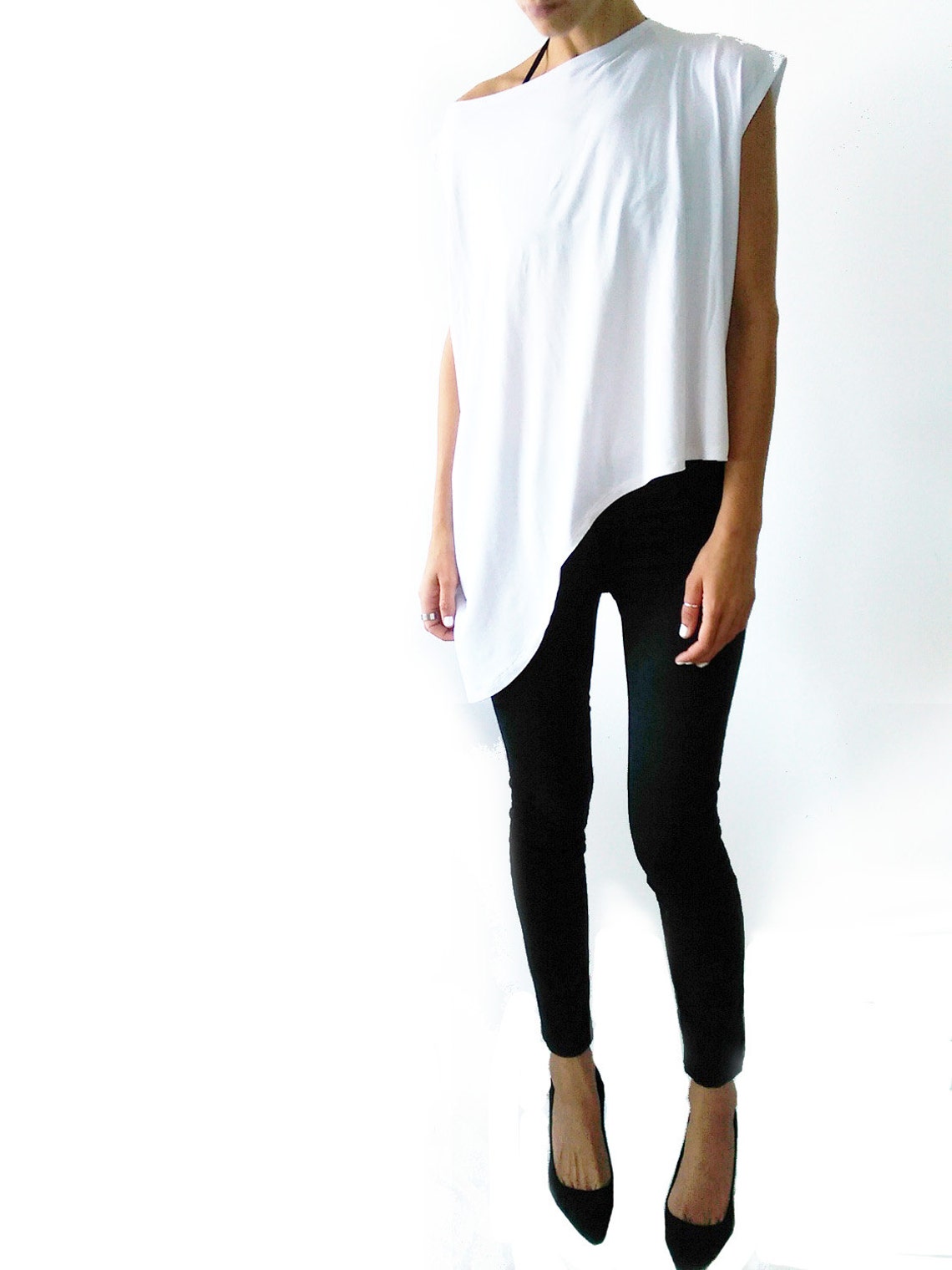 Asymmetrical Minimalist Women's Top Casual Women's | Etsy