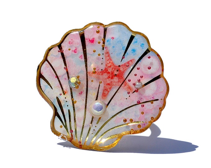 Mermaid's Seashell Ring - Etsy