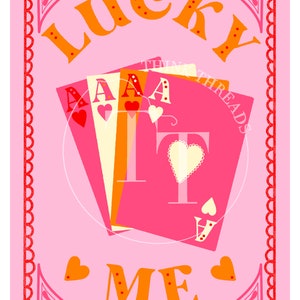 Match Made in Heaven | Lucky Me Posters | Orange and Pink Wall Art ...