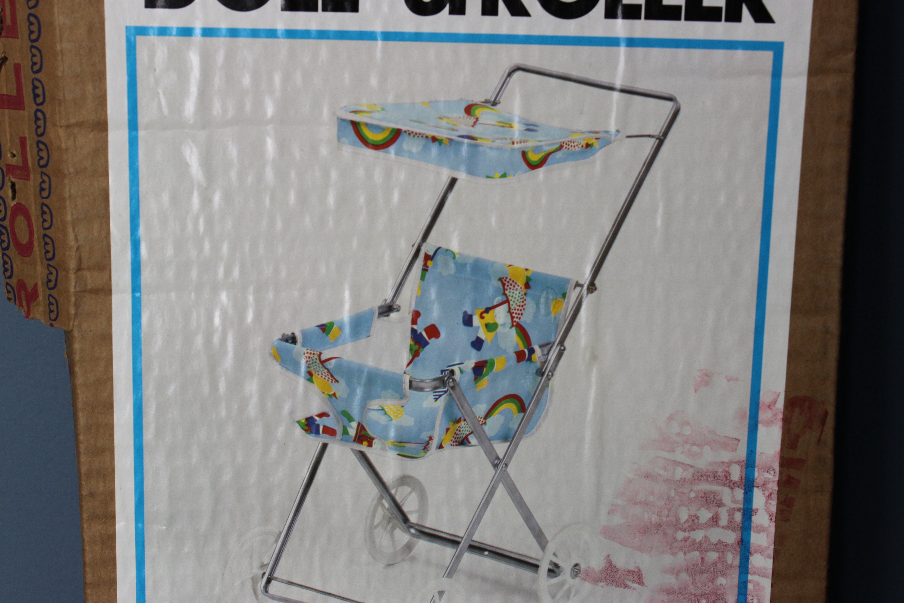 Vintage Welsh Doll Stroller New in Box Steel With Vinyl - Etsy