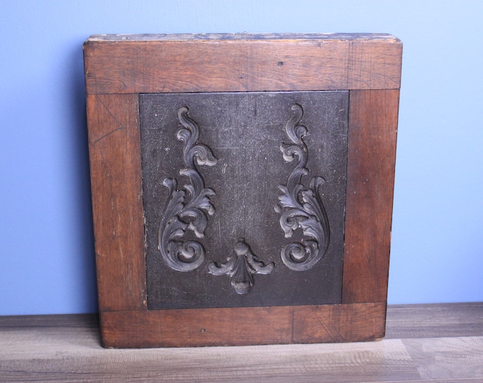 Antique Slate and Wooden Plaster Casting Architectural Mold - Etsy