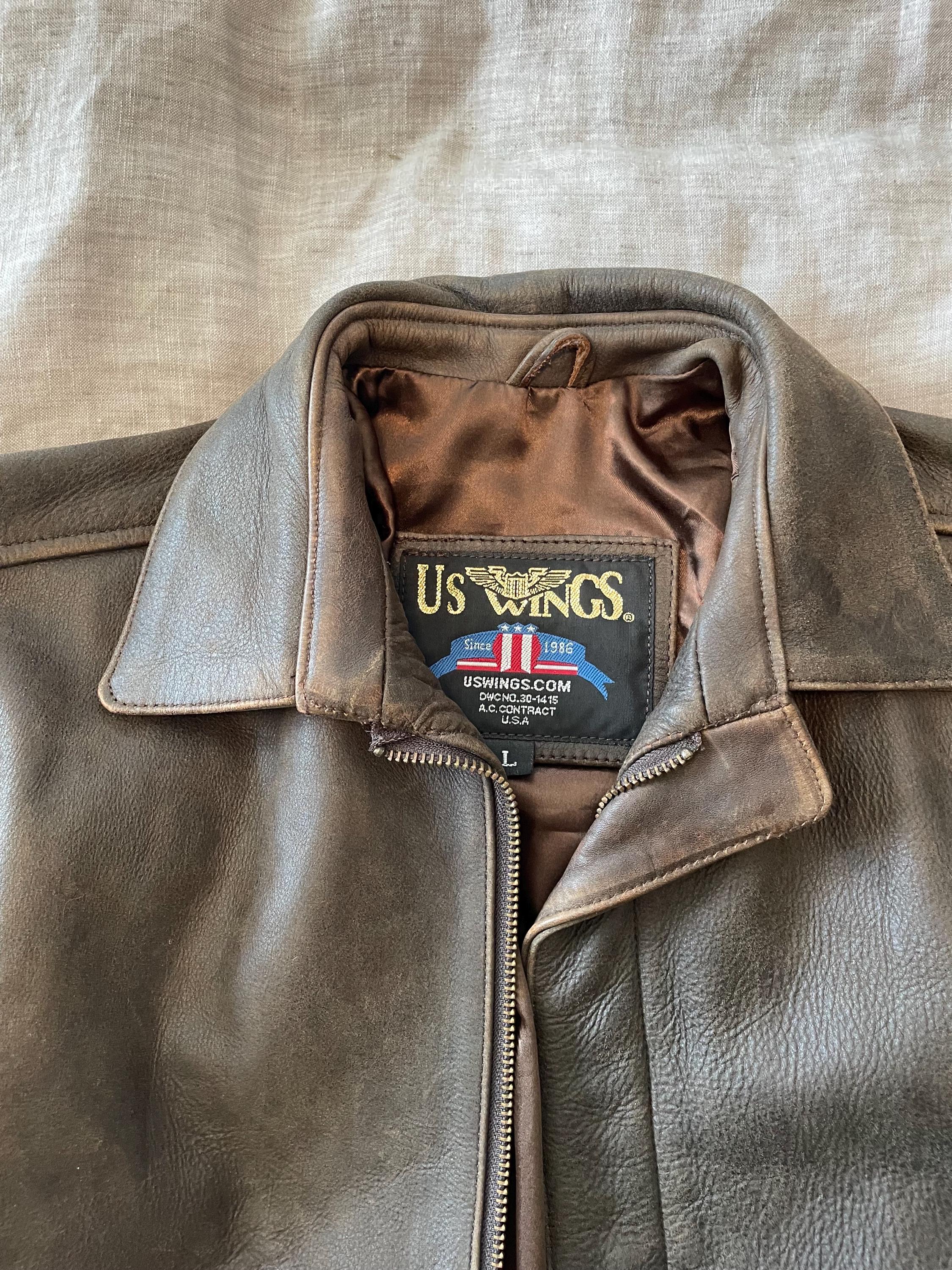 Indiana Jones Vintage Cowhide Leather Jacket Large Mint Cond. NWOT - Etsy