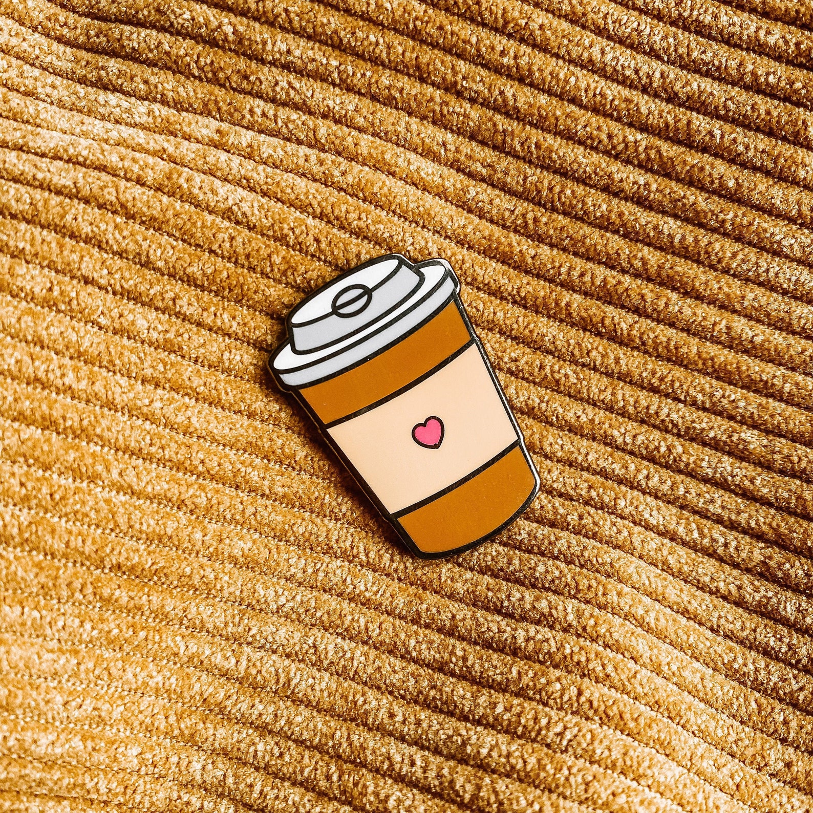 Coffee Pin Coffee Cup Pin Coffee Lovers Brooch Lapel Pin | Etsy