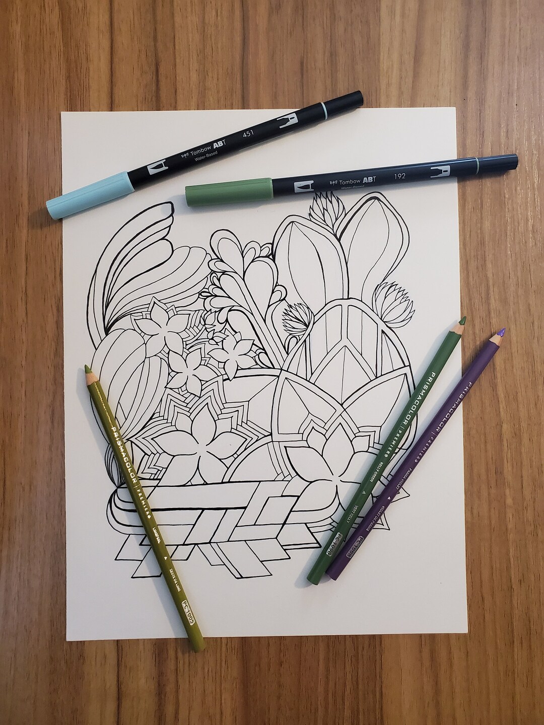 Cacti Coloring Page - Etsy