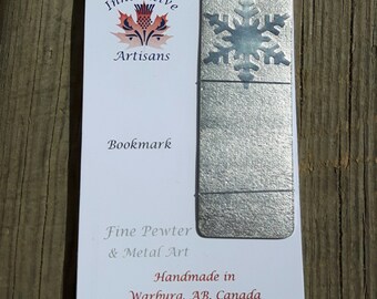 Handmade Pewter Bookmark Universe | Etsy