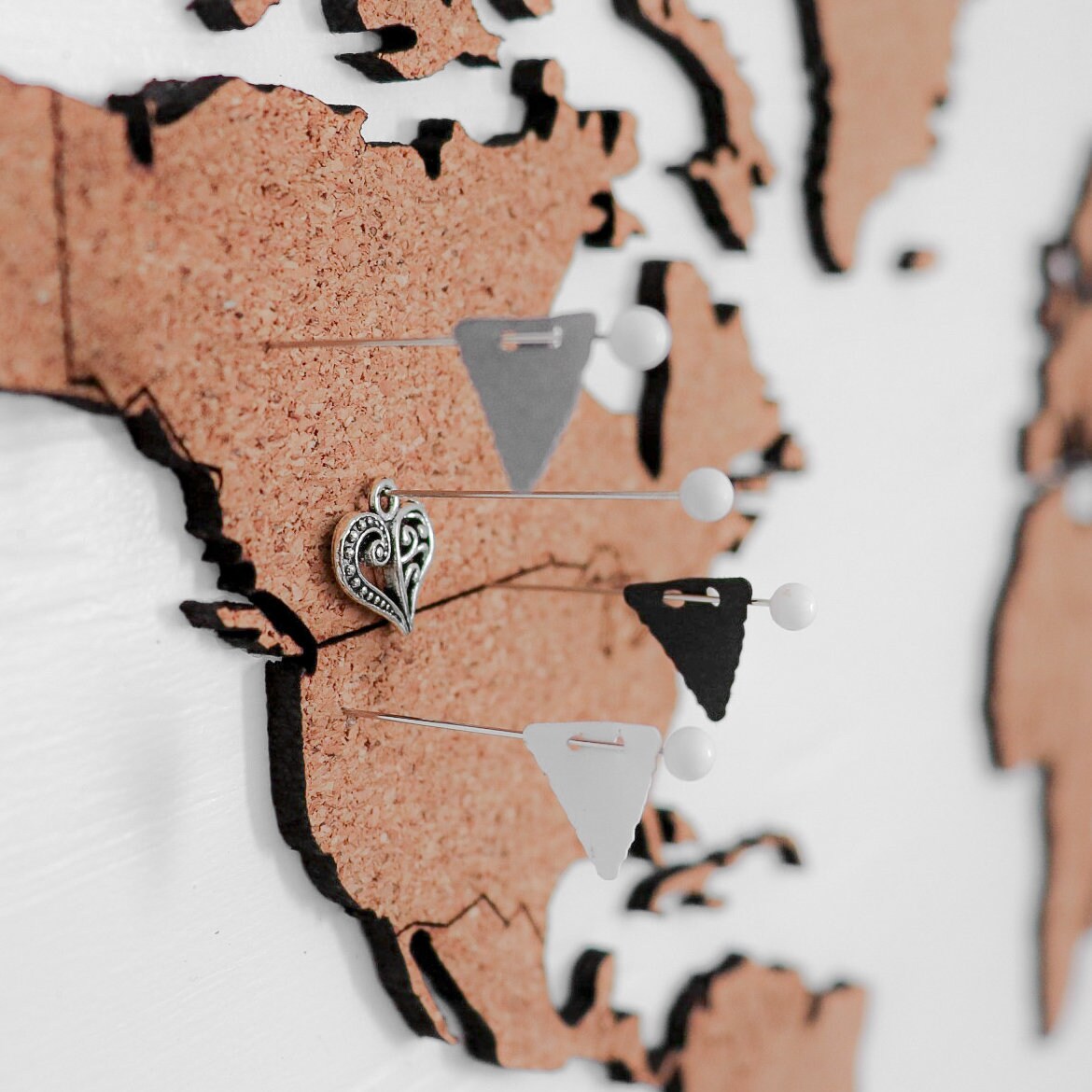 Map Pin Sets - Flags - Push Pin Travel Map Accessories - Etsy