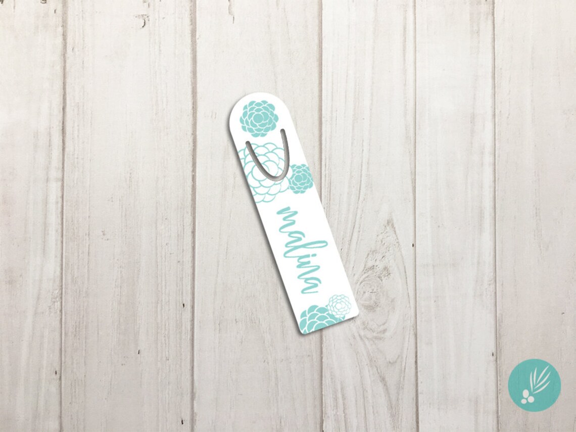 Personalized Metal Bookmark Customized Bookmark Cute Bookmarks - Etsy