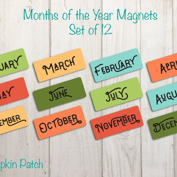 Whiteboard Year Calendar - Etsy