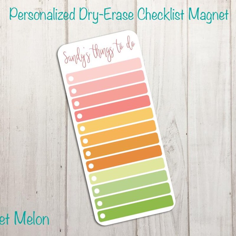 Erasable to Do List - Etsy