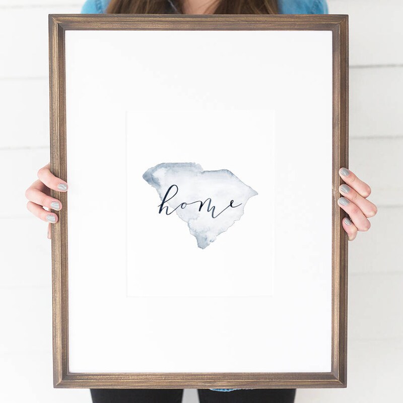 South Carolina Print - Etsy