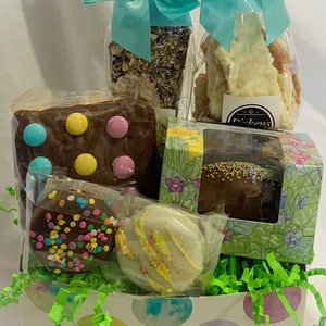 Easter Toffee and Chocolate Basket - Etsy