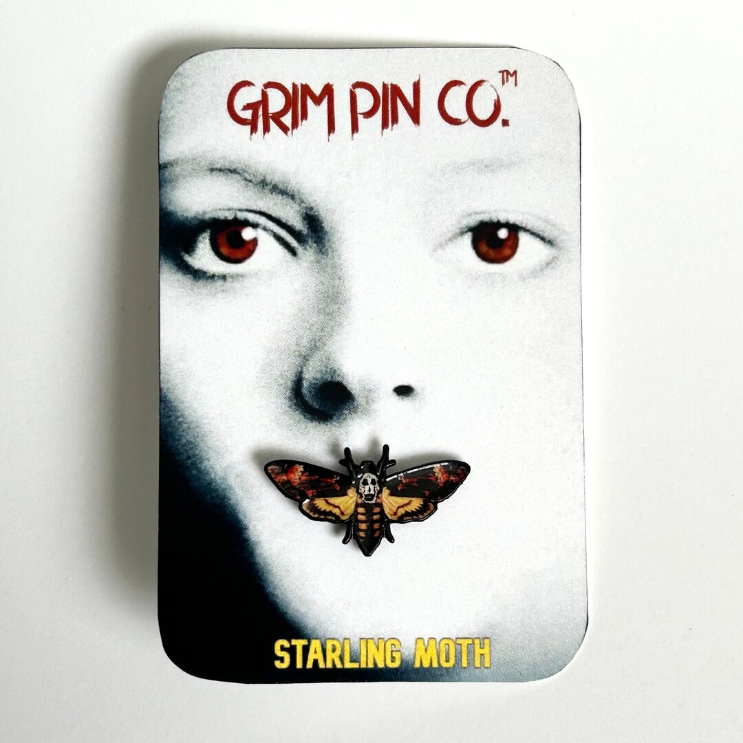 25% OFF!!! Silence of the Lambs Inspired "the Starling Moth" Lapel Pin ...