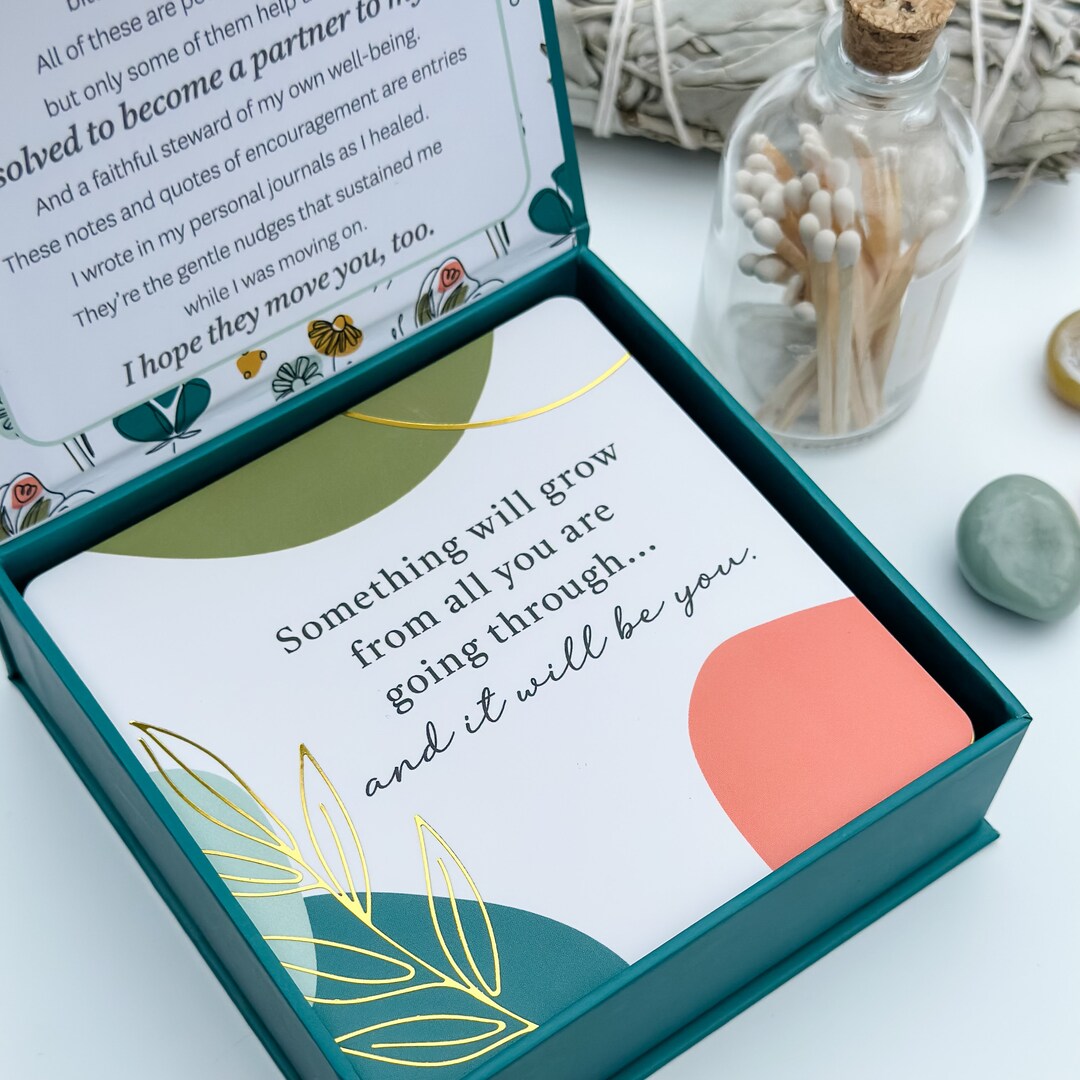 Breakup or Divorce Gift for Her, 40 Fresh Start Positive Affirmation ...