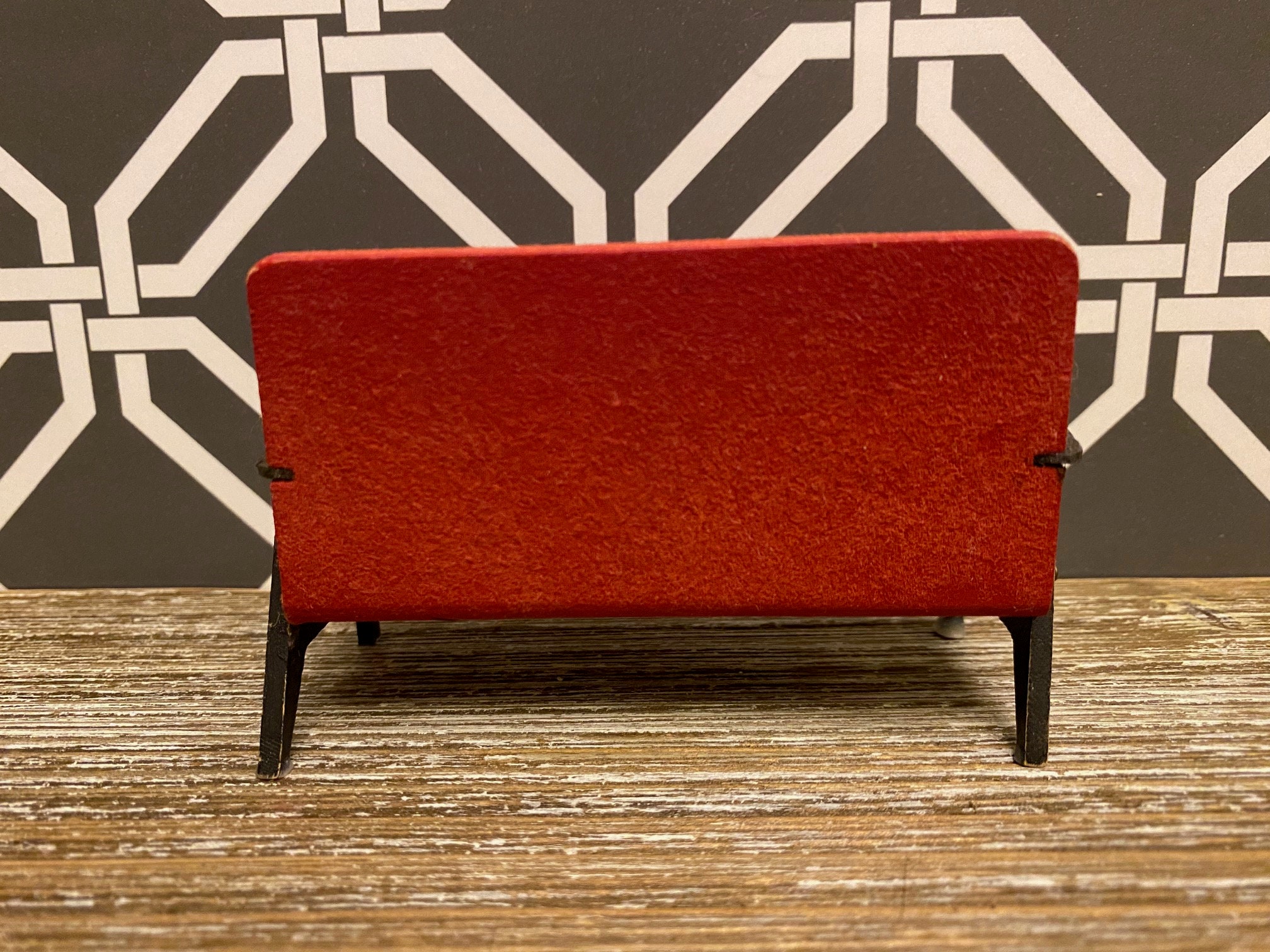 Vintage LERRO Lundby Settee Loveseat Bench Dollhouse Miniature | 1957 ...