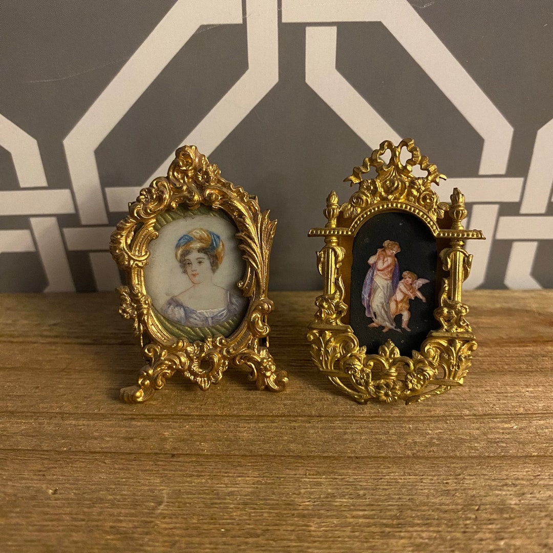 Antique ERHARD & SOHNE Picture Frames Dollhouse Miniature Choose ONE ...