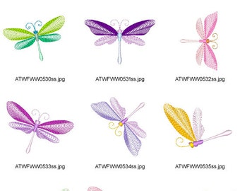 Firefly Embroidery | Etsy