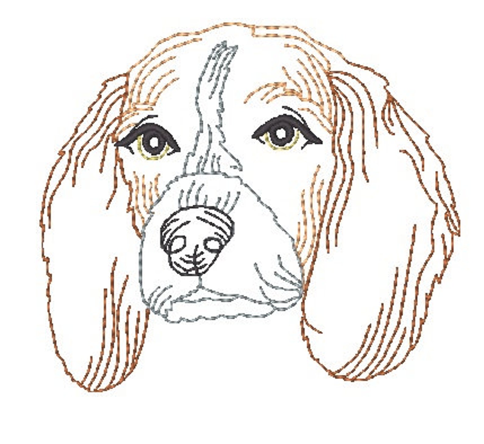 Multiline Redwork Dogs 11 Machine Embroidery Designs - Etsy