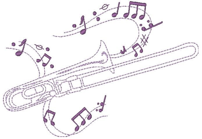 Decorative Musical Instruments Machine Embroidery Designs - Etsy