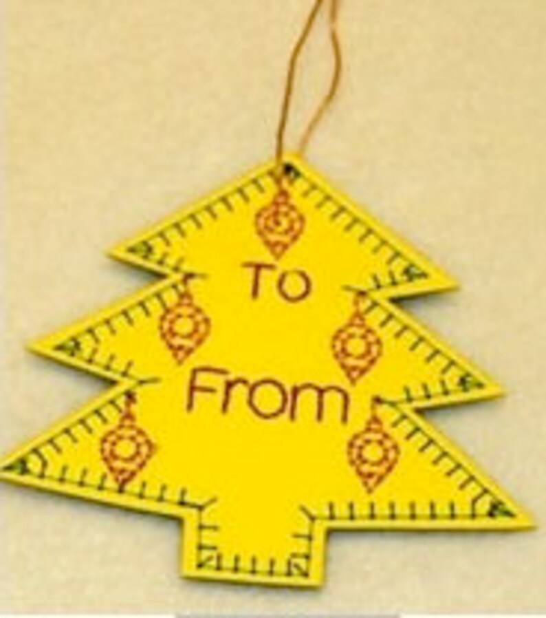 Christmas Gift Tags Machine Embroidery Designs - Etsy