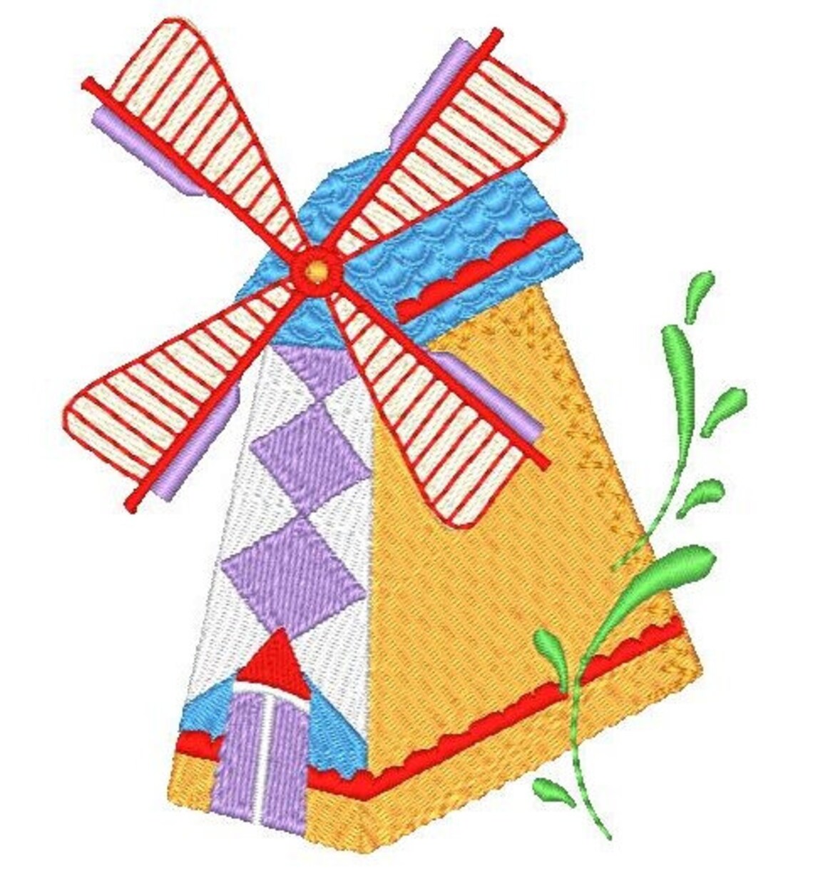 Windmills Machine Embroidery Designs - Etsy