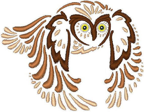 Beautiful Outline Owls Machine Embroidery Designs - Etsy