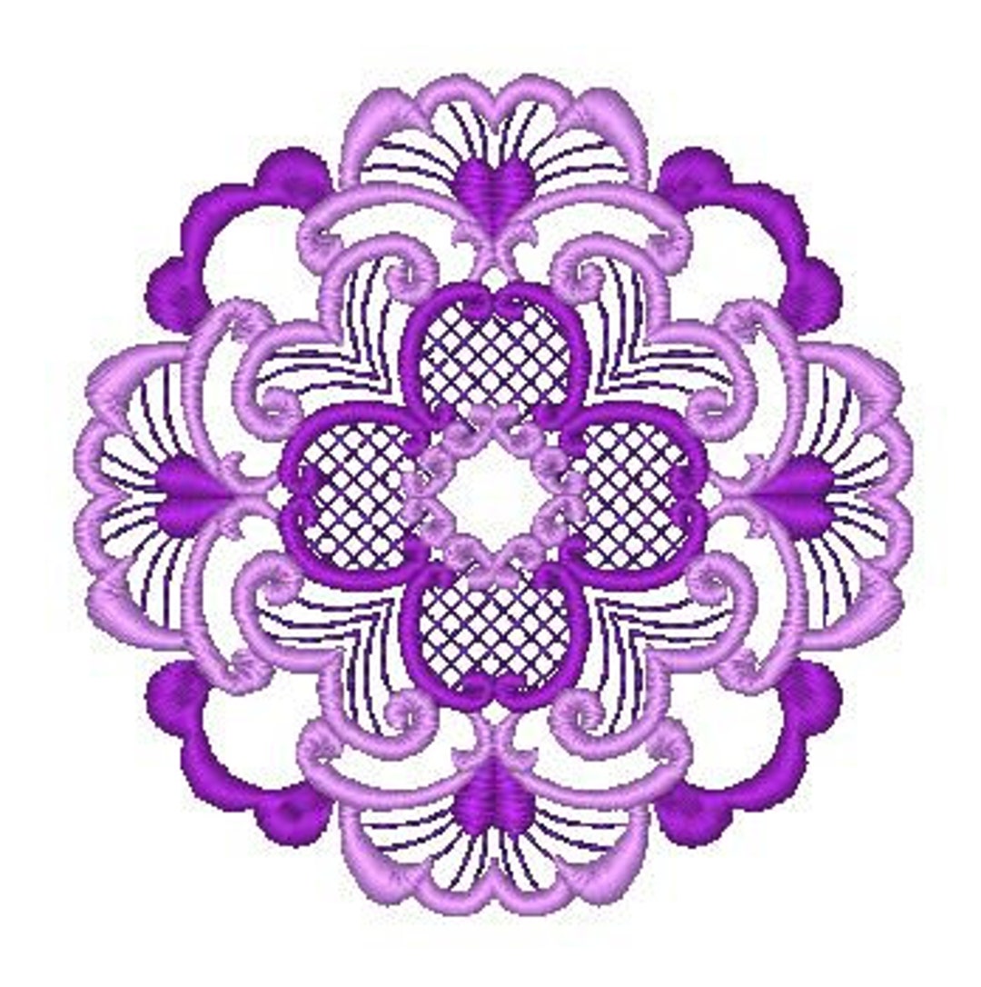 Elegant Circles Machine Embroidery Designs - Etsy