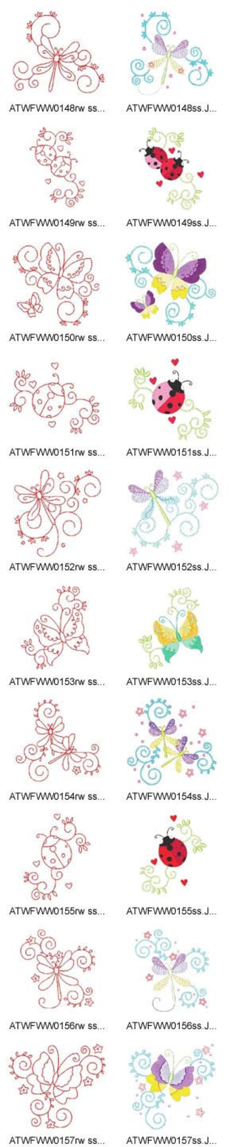 Curly Spring 20 Machine Embroidery Designs - Etsy