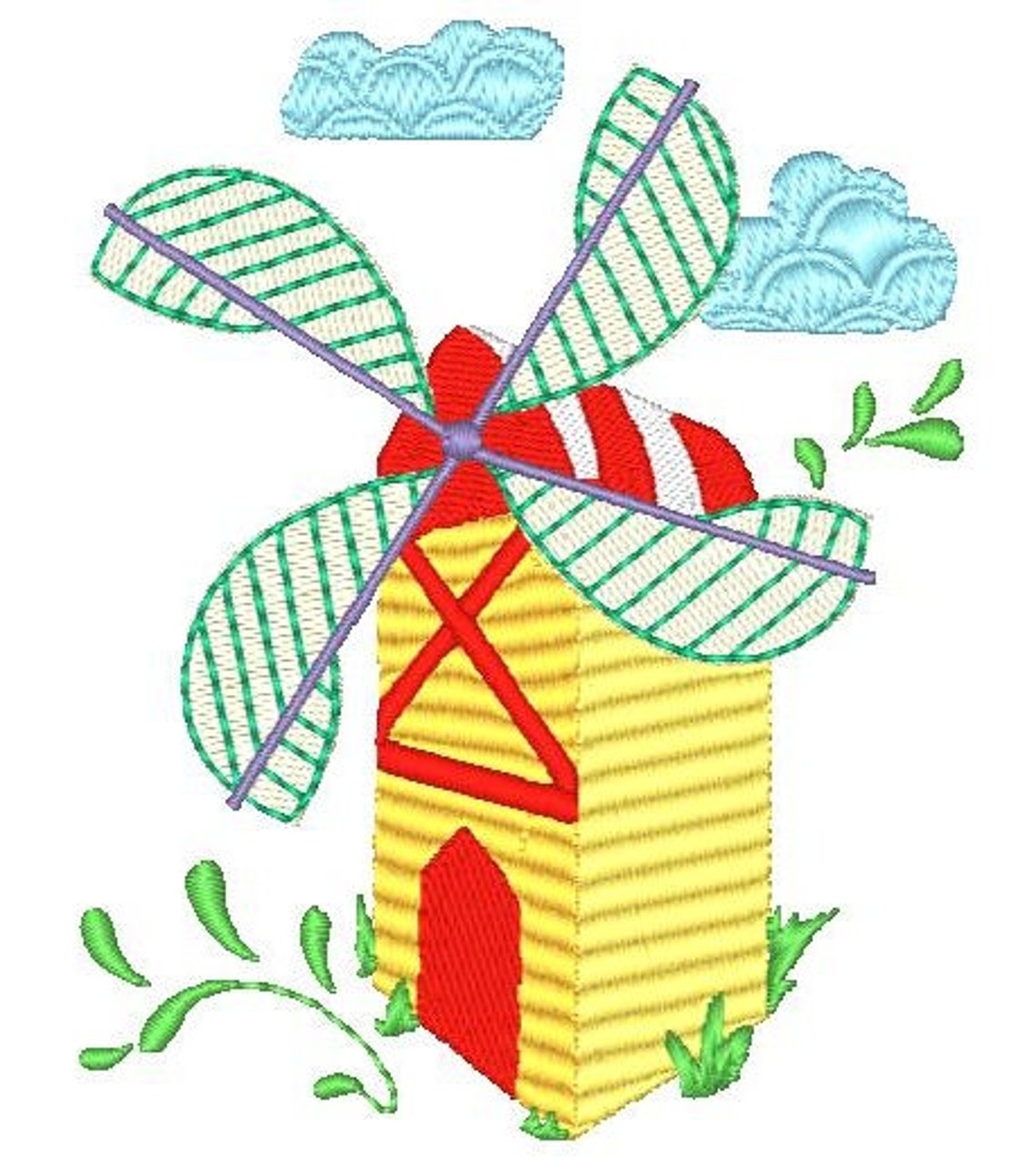 Windmills Machine Embroidery Designs - Etsy