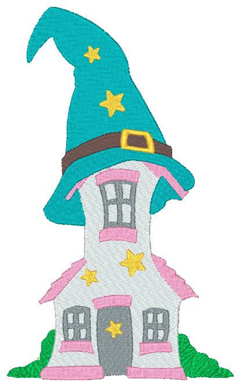 Enchanted Houses Machine Embroidery Designs - Etsy