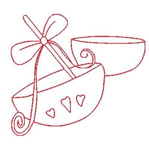 Redwork Kitchen Machine Embroidery Designs - Etsy