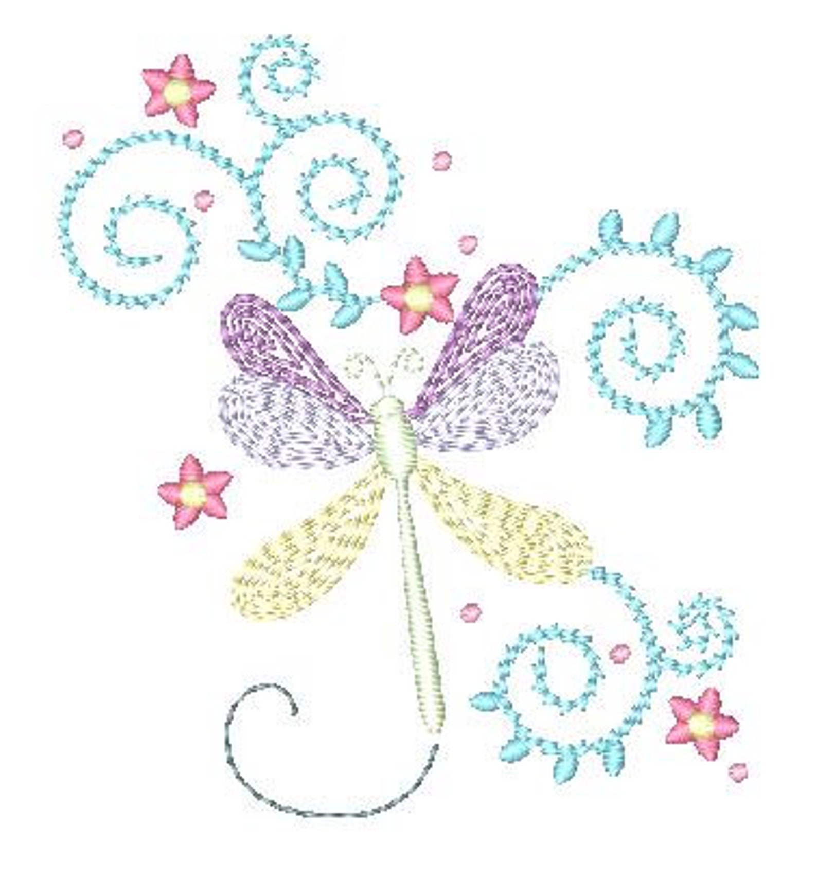 Curly Spring 20 Machine Embroidery Designs - Etsy