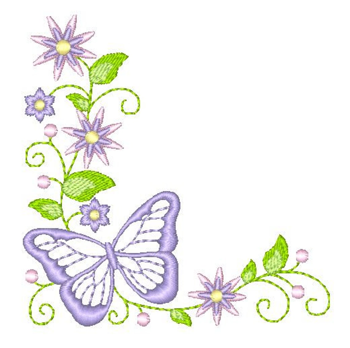 Delicate Butterflies 10 Machine Embroidery Designs - Etsy