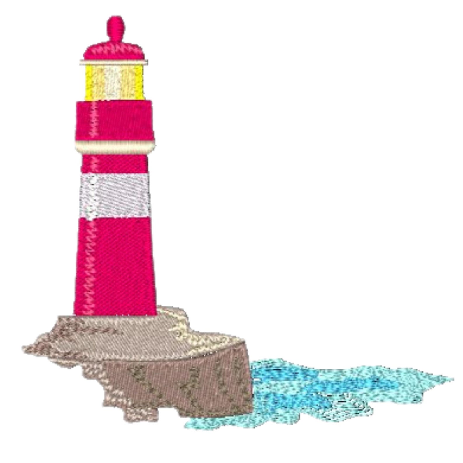 Lighthouses 7 Machine Embroidery Designs 4X4 Hoop Digital Download - Etsy