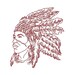 Native American Indian Redwork Machine Embroidery Designs - Etsy