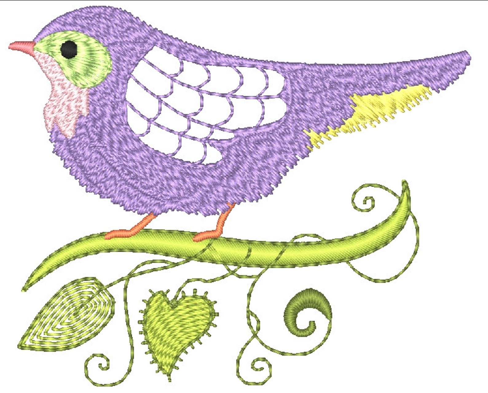 Jacobean-birds Machine Embroidery Designs 11506 - Etsy
