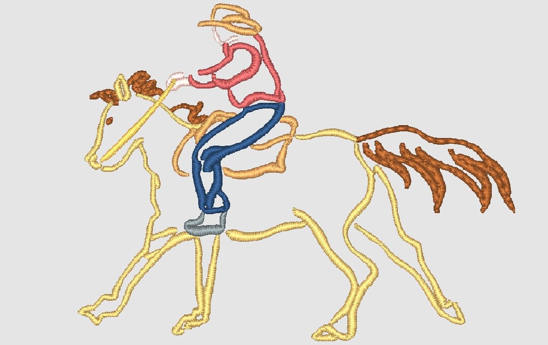 Western Outlines Machine Embroidery Designs - Etsy