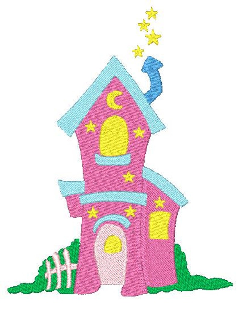 Enchanted Houses Machine Embroidery Designs - Etsy