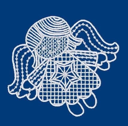 FSL Angels One Color Machine Embroidery Designs