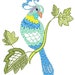 Jacobean-birds Machine Embroidery Designs 11506 - Etsy
